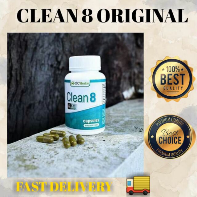 🔥 100% ORIGINAL🔥CLEAN 8 ORIGINAL, CLEAN8, UBAT KURUS BUNCIT, UBAT PERUT ...