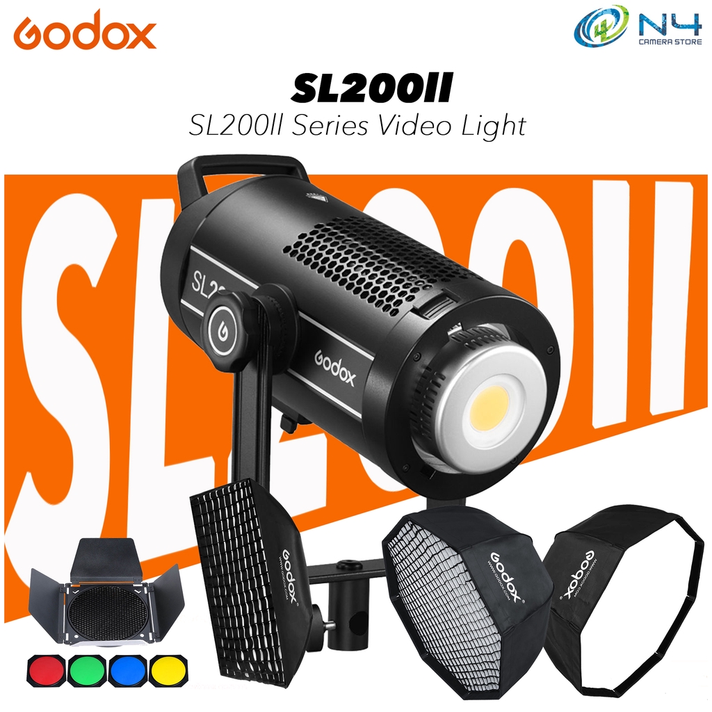 Godox LED Daylight Balanced Video Light with Bowens Mount (200W) SL200W ...