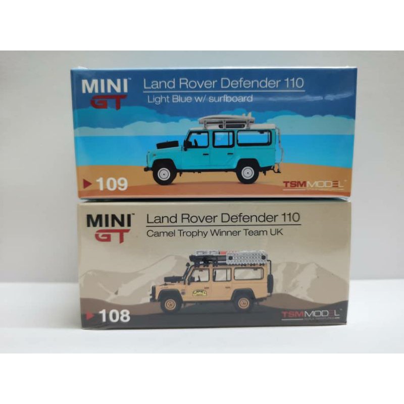 Mini GT 108 109 Land Rover Defender Lot of 2 colors (TSM Model ...