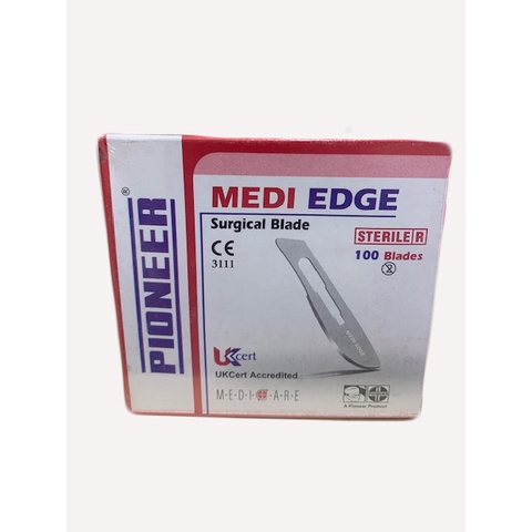 Pioneer Medi Edge Sterile Surgical Blade (100 Pieces Pack) | Shopee ...