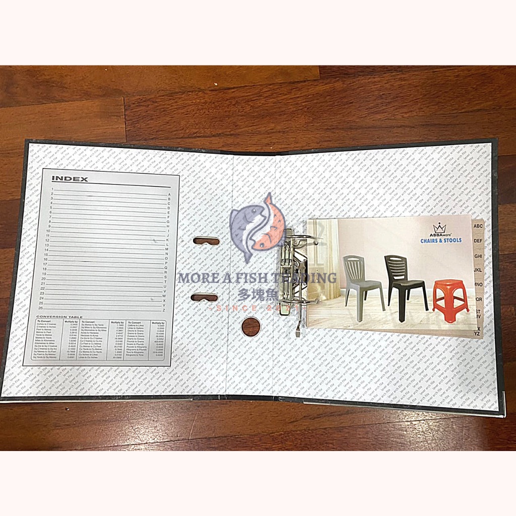 MEGA GOLD A4 3” arch file - Black | Shopee Malaysia