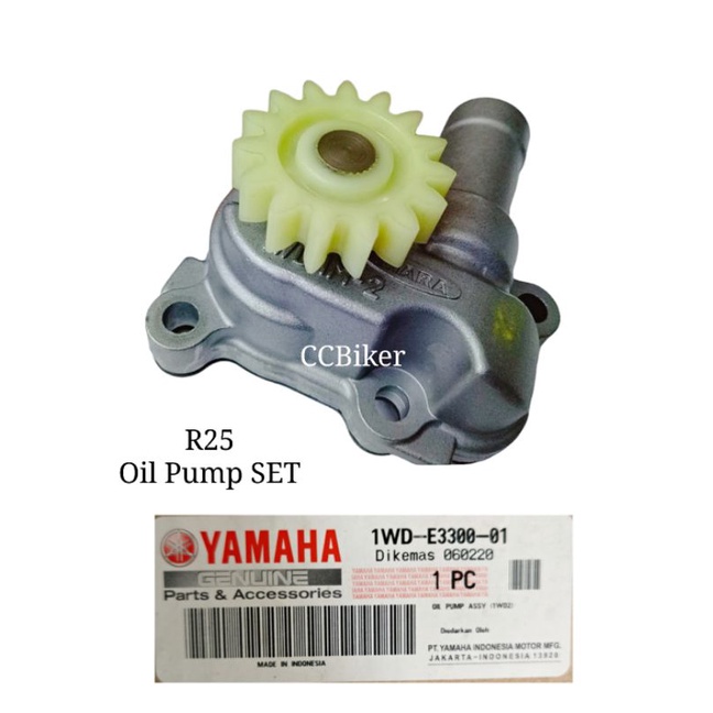 Original Yamaha HLY R25 V1 Oil Pump SET/ Oil Pump Idle Gear 1WD-E3300-00 1WD-3341-00 | Shopee ...