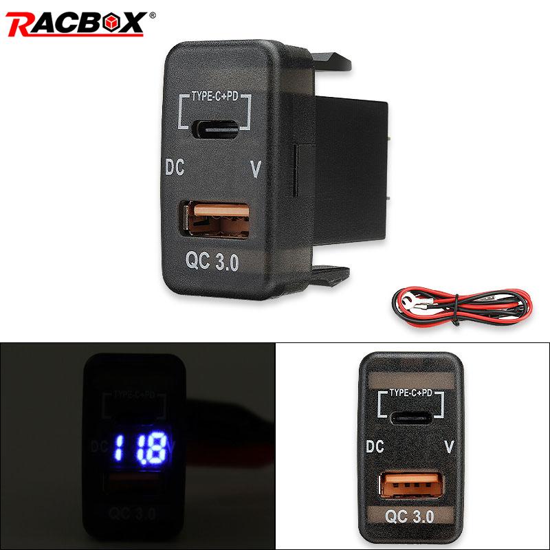 USB Charger Adapter For TOYOTA LANDCRUISER 100 76SERIES HILUX PRADO 120 ...