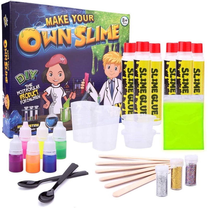Science Lab Slime - Make your own slime - DIY Slime Making Kit Set ...