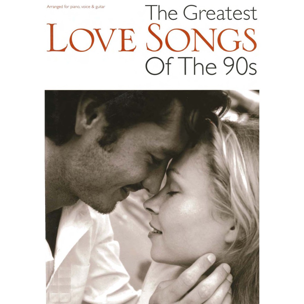 Piano Book, vocal, Guitar the Greatest Love Songs of the 90s | Shopee ...