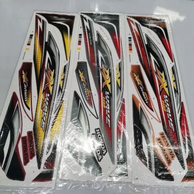 HONDA WAVE DX 110 (1) BODY STICKER | Shopee Malaysia