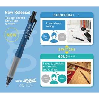 Kuru Toga Switch Alpha Gel Automatic Lead Rotation Mechanical Pencil (0 ...