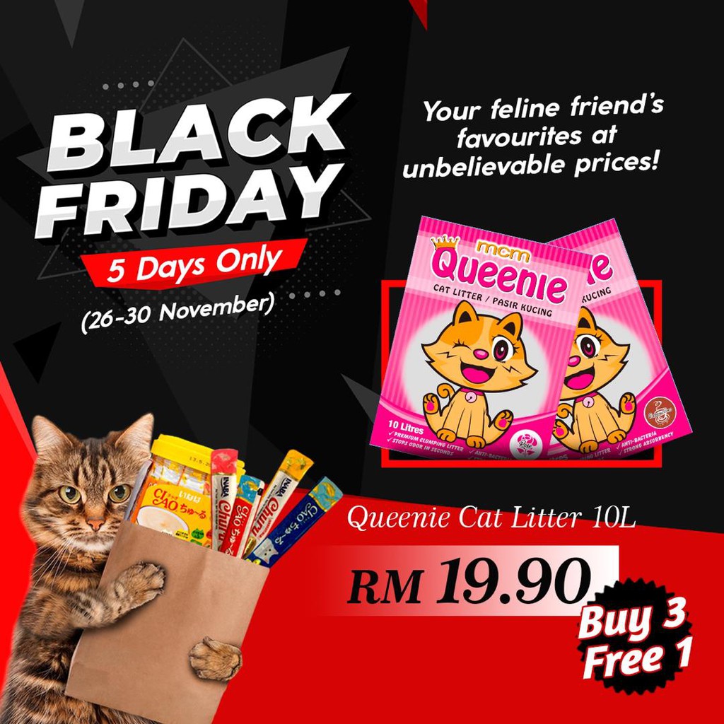 MCM Queenie Clumping Cat Litter 10L | Shopee Malaysia