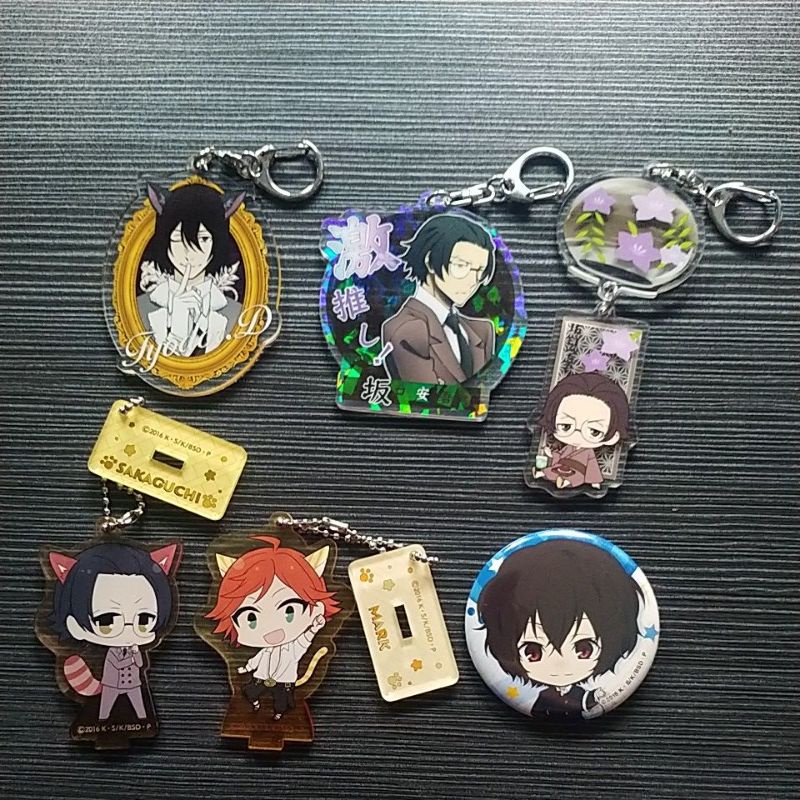 BSD / Bungou Stray Dogs Official Keychains part 2 | Shopee Malaysia