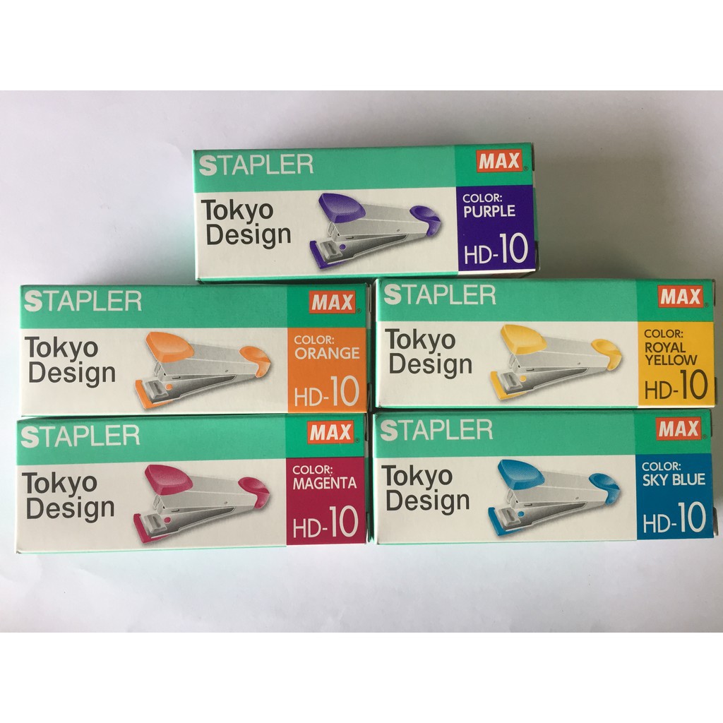 Genuine MAX Stapler HD-10 Made in Japan 100% ORIGINAL (color- purple ...