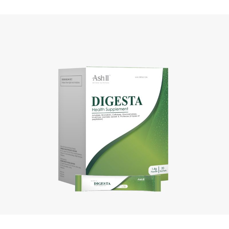 Ash II digesta digestive enzyme | Shopee Malaysia