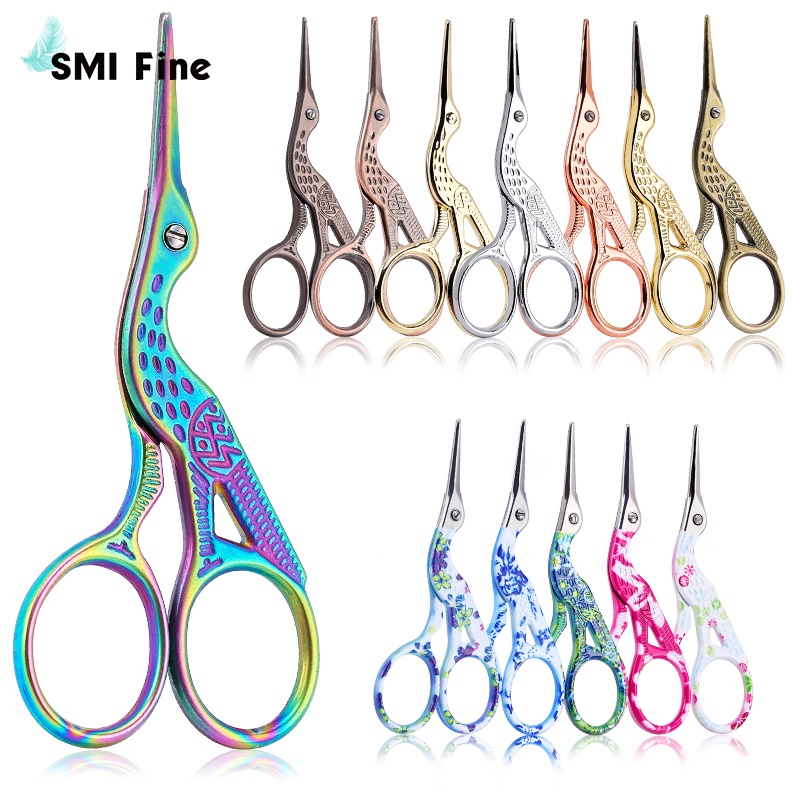 Professional Tailor Scissors Stainless Steel Crane-shaped Scissors DIY ...