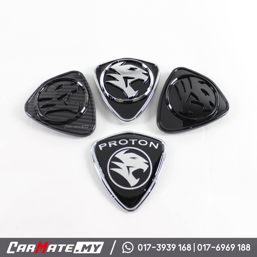 LARGE New Proton 3D Logo Emblem Waja MMC Saga BLM Saga FLX Satria Neo ...