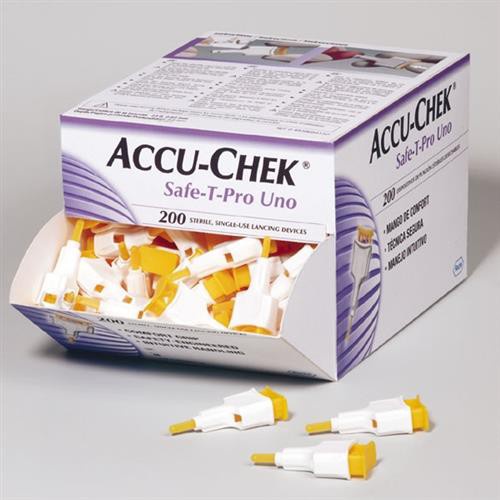 ACCU-CHEK Safe T-Pro Uno Single-use Lancet Device (Accuchek) | Shopee ...