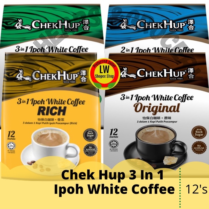 Chek Hup White Coffee / Classic / Teh Tarik / Kokoo Series | Shopee ...