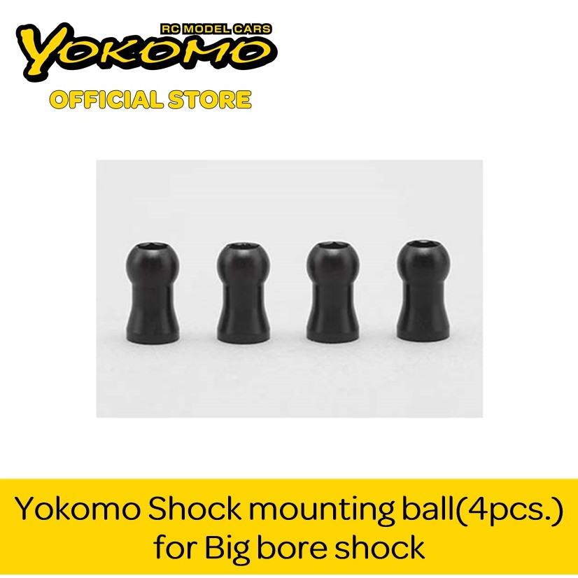 Yokomo Shock mounting ball(4pcs.)for Big bore shock (Y4-S8A) | Shopee ...