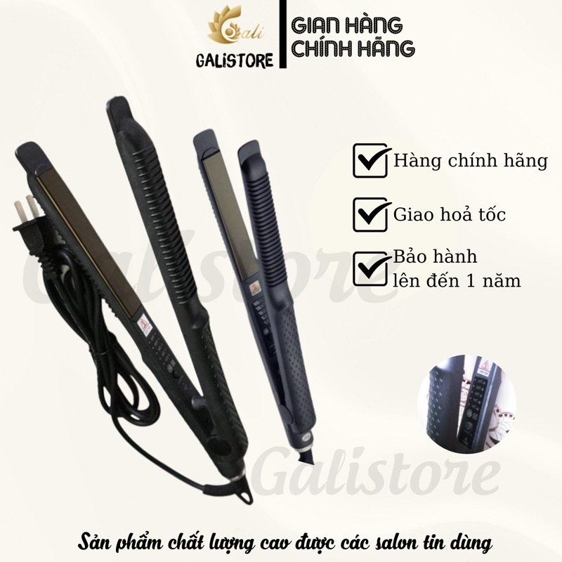 Multi-function curling iron - straight blade (5 heat levels) | Shopee ...