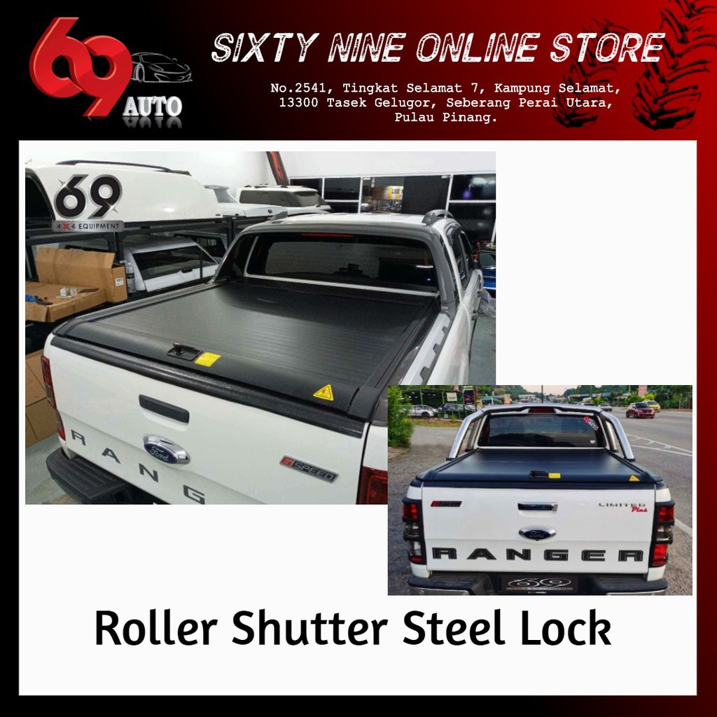 Roller Shutter Steel Lock Ford Ranger/ Ranger Wildtrak/ Mitsubishi ...