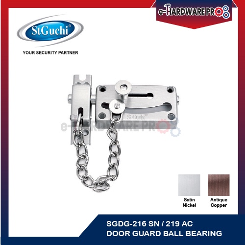 St Guchi Door Chain & Bolt SGDG-216/219 Chains Locks St Guchi Lock ...