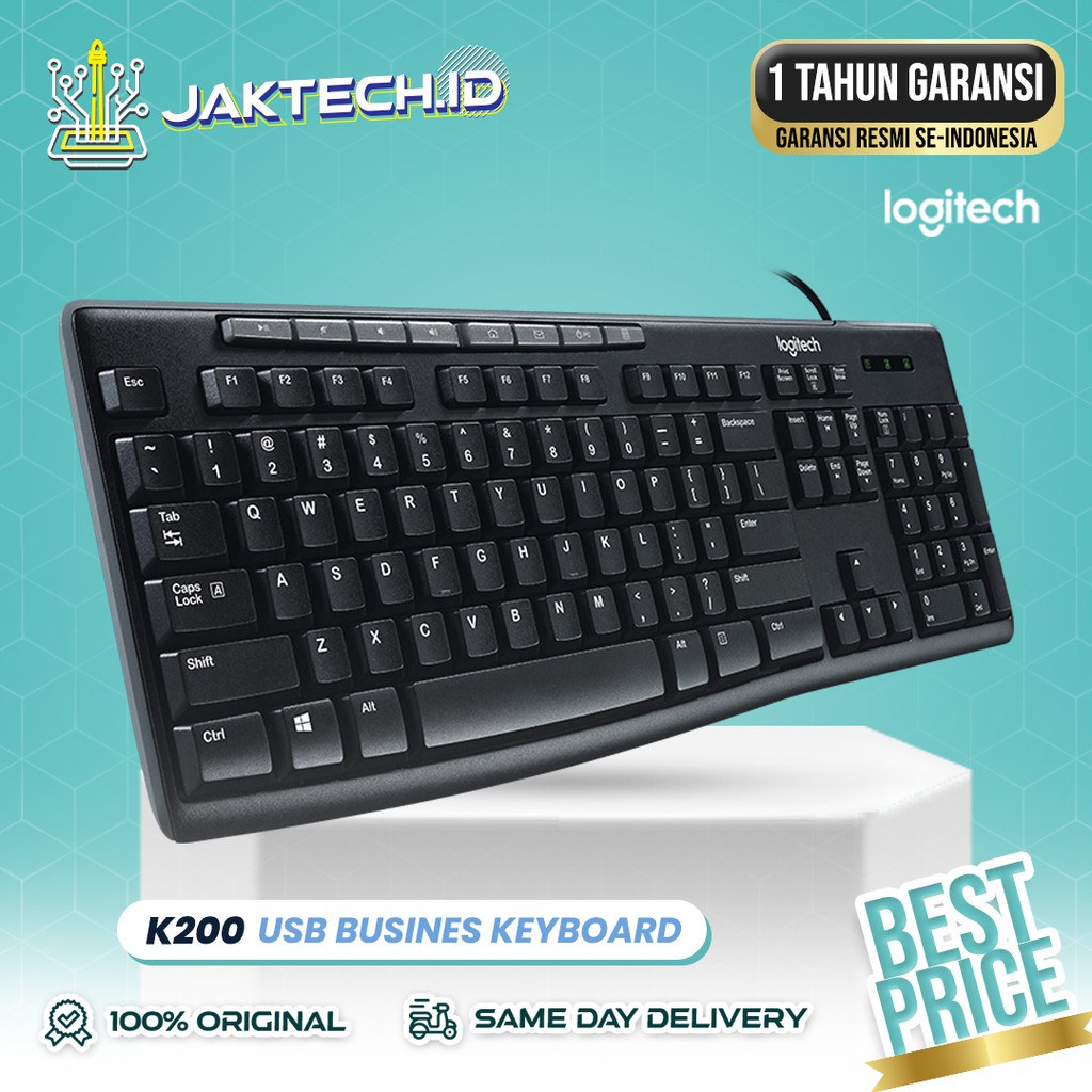 Logitech K200 Usb Keyboard Official Warranty Shopee Malaysia