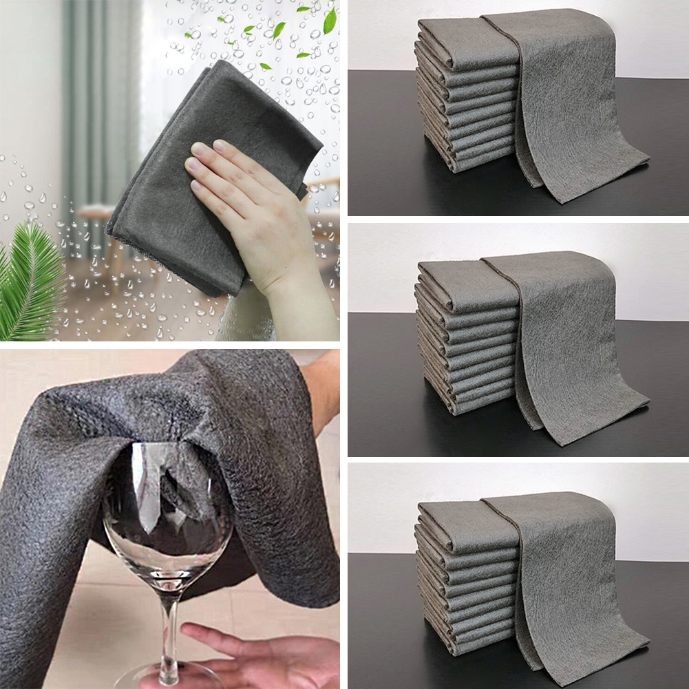 Cleaning Cloth No Water Stain Wipes Absorbs Without Shedding Hair Faux ...