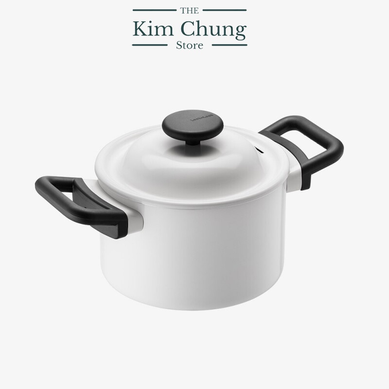 LOCK & LOCK Deco Lock Pot&Lock Non-Stick Coating LDE1182IH 18cm - IVORY ...