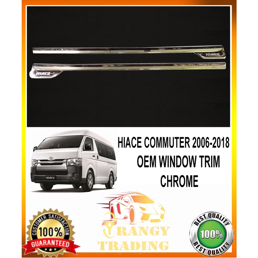 Toyota Hiace Commuter 2006 to 2018 OEM Window Trim Chrome 2007 2009 ...