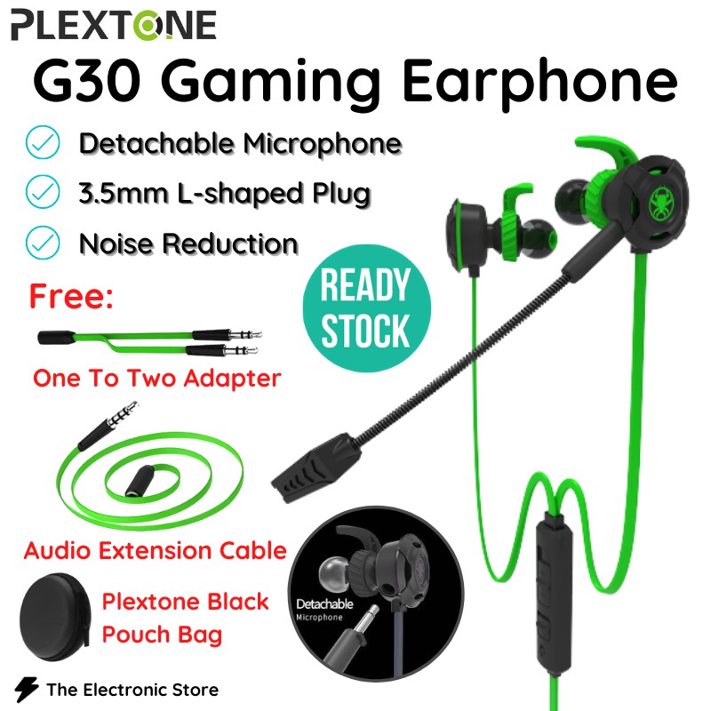 PLEXTONE G30 Dual Microphone Gaming Headset Earphone with Noise ...