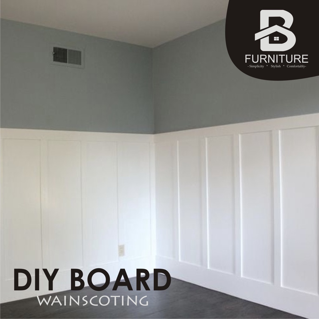 【Ready Stock】 Batten Wall / Shiplap/ Shiplap Wind Coating MDF/fluted ...