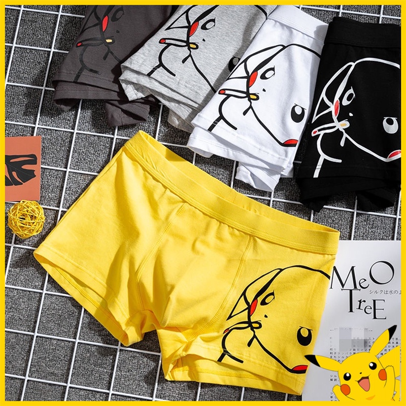 Pokémon Children Underwear Boys Boxer Briefs Summer Thin Style ...