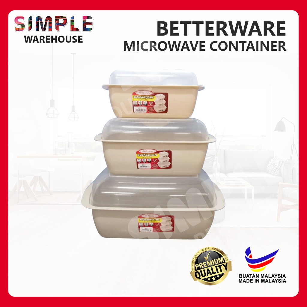 Betterware Microwave Container / Food Container / Bekas Kuih / Bekas ...
