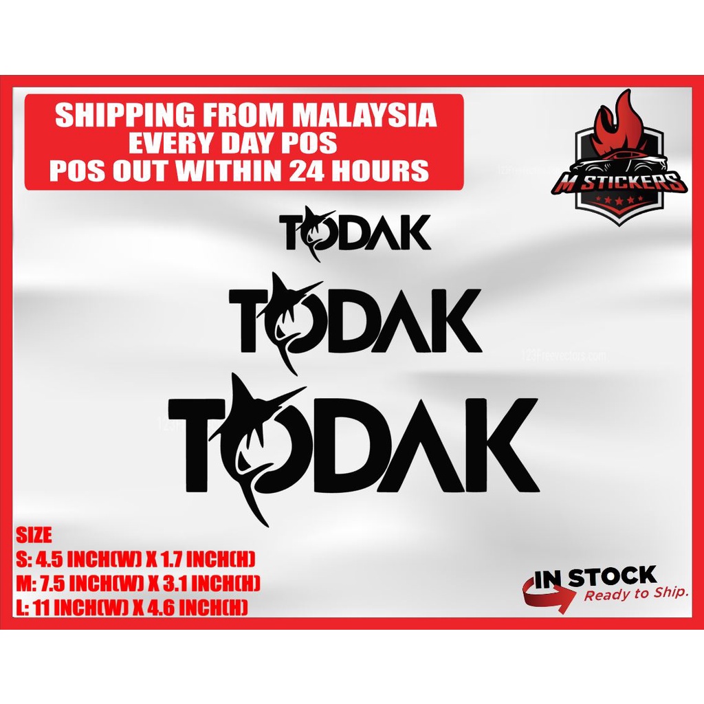 TODAK LOGO CAR STICKER VINYL KERETA STICKERS LAPTOP | Shopee Malaysia