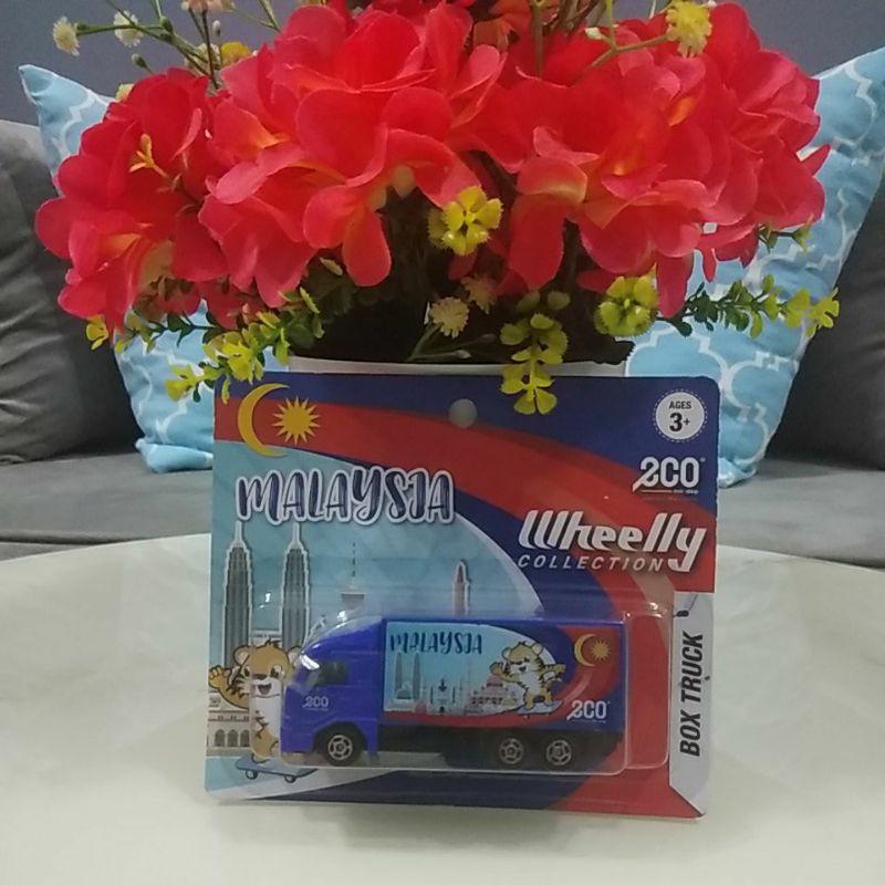 WHEELLY COLLECTION LORI ECO / LORRY ECO SHOP MALAYSIA BIRU GELAP BOX ...