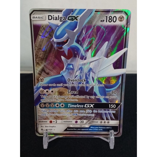 Pokemon TCG | Grade A | Dialga GX (82/131) Ultra Rare (EN Version ...