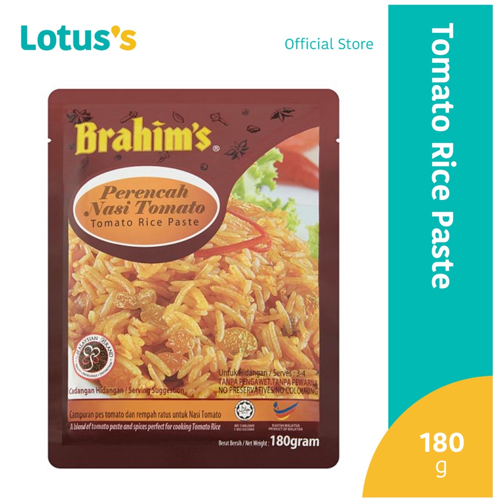 Brahim's Tomato Rice Paste 180g | Shopee Malaysia