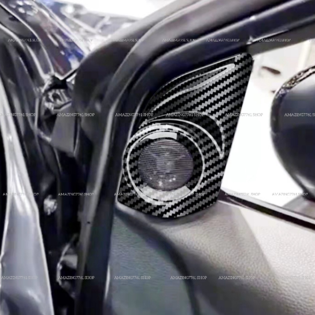 HONDA CITY HATCHBACK RS GN2 CARBON FIBER TWEETER FRAME COVER GARNISH ...