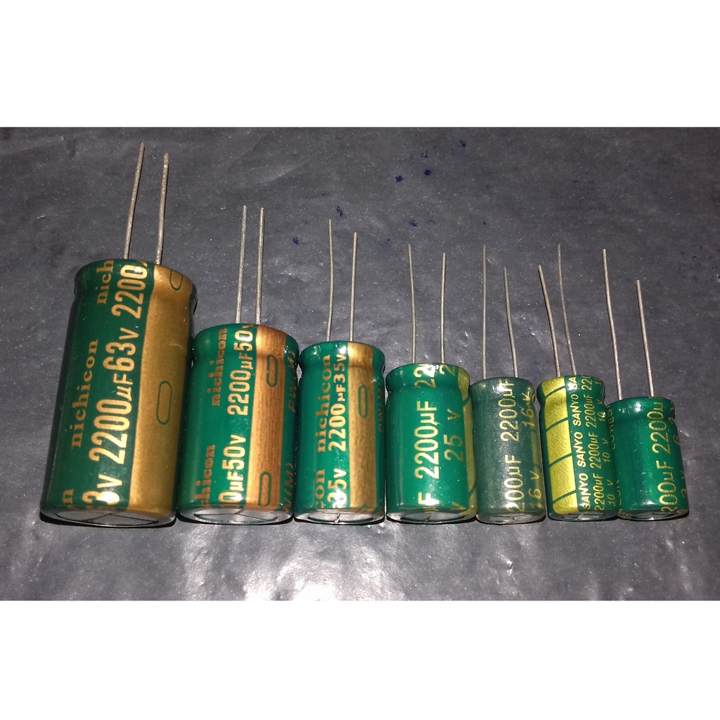 2200UF 6.3V/10V/16V/25V/35V/50V high frequency low impedance aluminum electrolytic capacitor ...