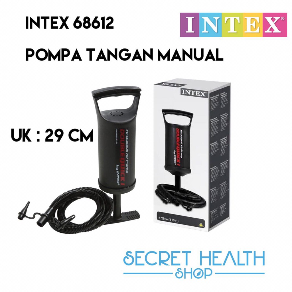 Intex 68612 Brand Hand Pump | Hand Pump Mattress Tires | Shopee Malaysia