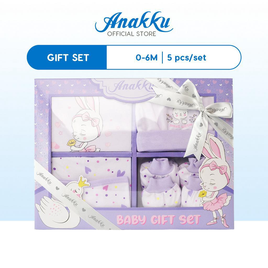 Anakku [0-6M] Newborn Baby Girl Rabbit Gift Set Hadiah Bayi Perempuan ...