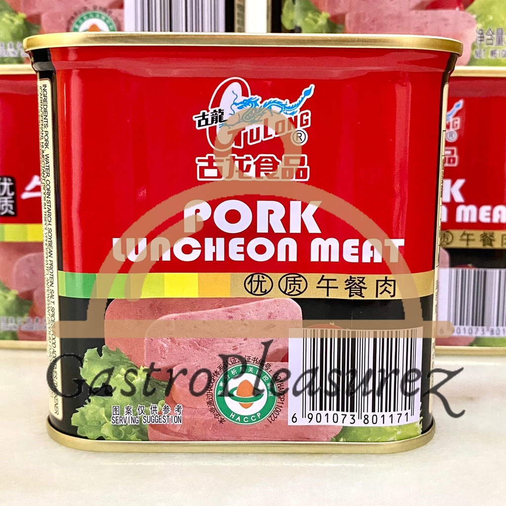 GuLong Pork Luncheon Meat 340g | Ready Stock | Imported | China | New Stock | Long Expiry ...