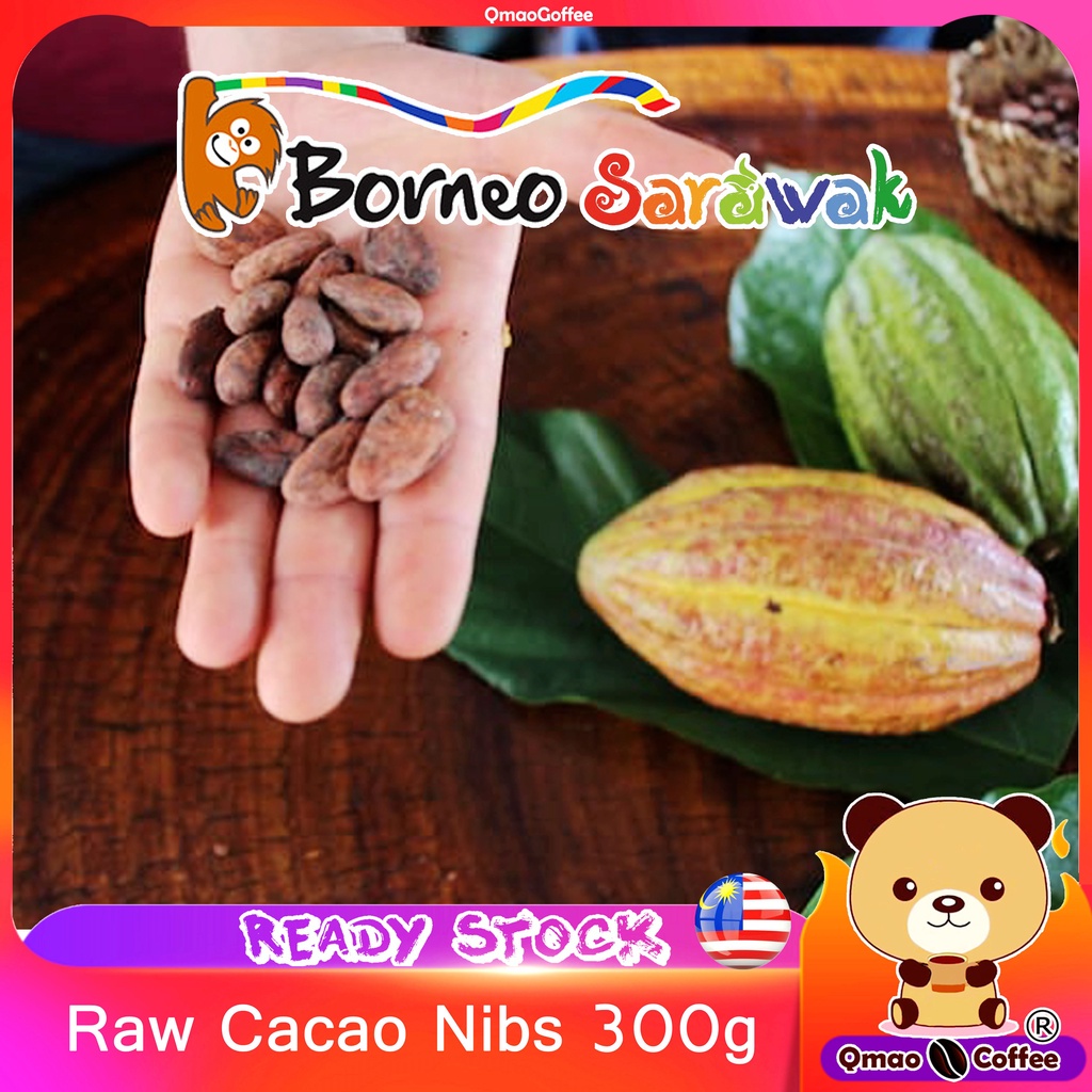 300g Cacao Nibs Organic Raw 100% Pure & Natural Immune Booster KOKO ...
