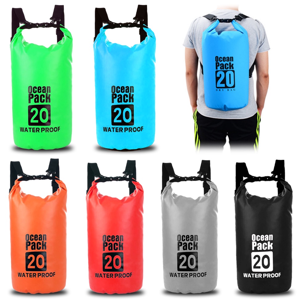 Waterproof Bag Backpack 20 Litre Ocean Pack 20L | Shopee Malaysia