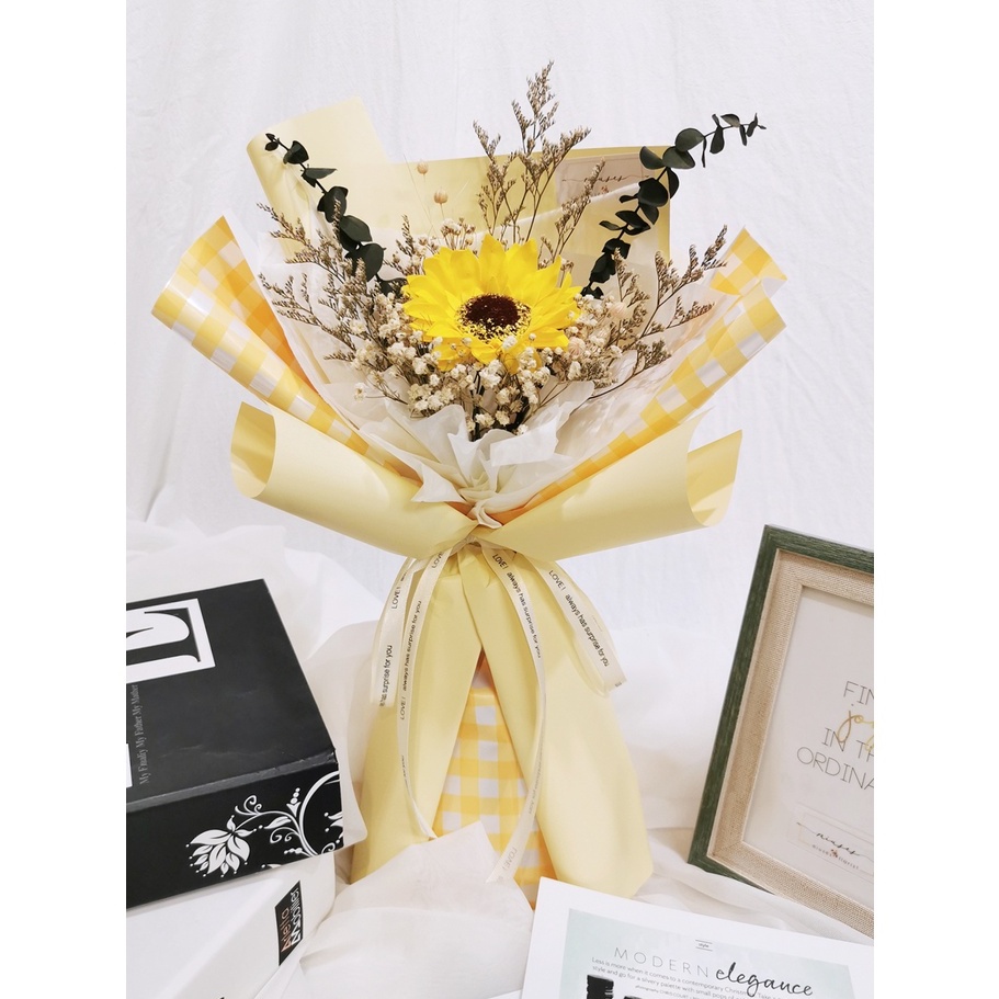 Sunflower Bouquet/ Birthday /graduation /flower/ graduation gift ...