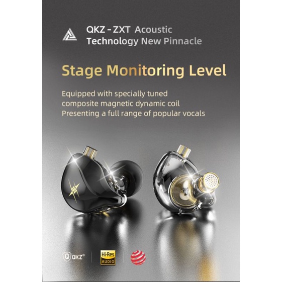 QKZ - ZXT Composite Magnetic Dynamic Driver Hifi Earphone | Shopee Malaysia