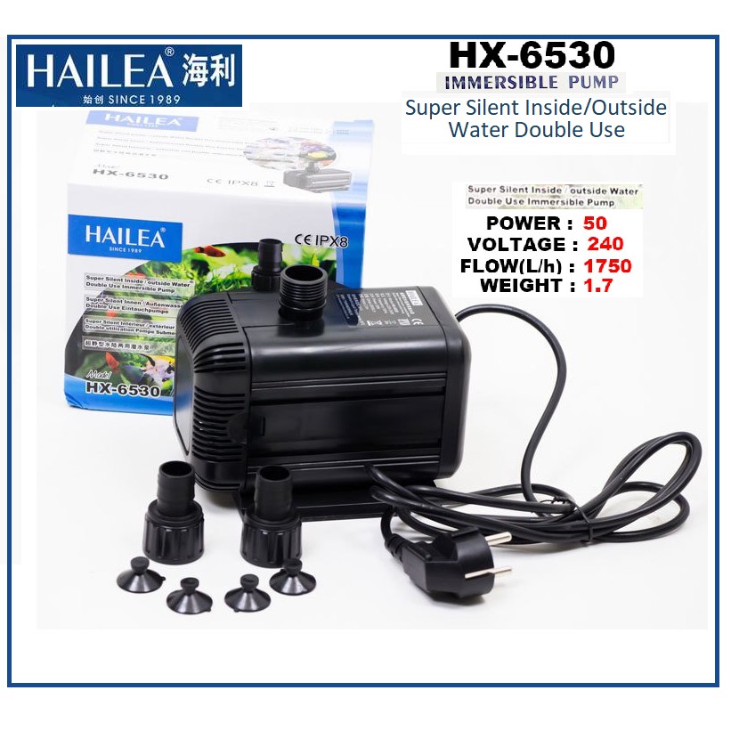 Hailea HX-6530 Silent Internal/External Immersible Pump | Shopee Malaysia