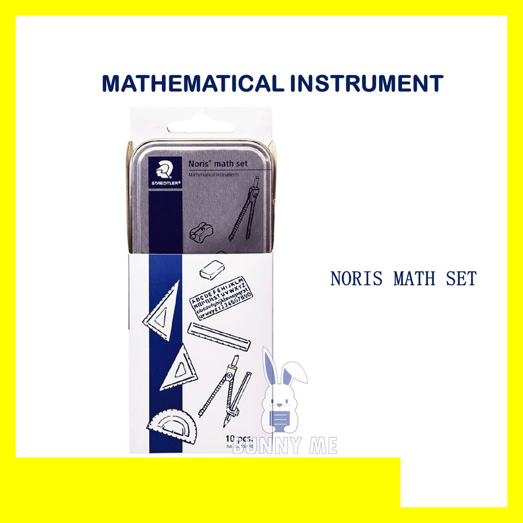 STAEDTLER MATHEMATICAL INSTRUMENTS NORIS MATH SET 55710 / GEOMETRIC SET ...