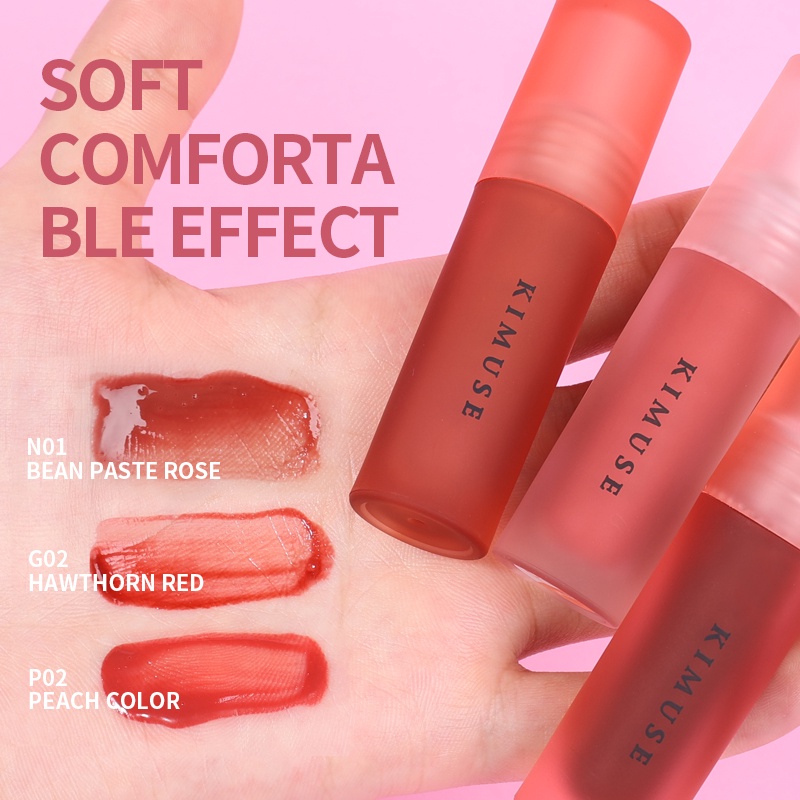 KIMUSE Water Tint Lip Set Long Wearing Waterproof Matte Liquid Lip ...