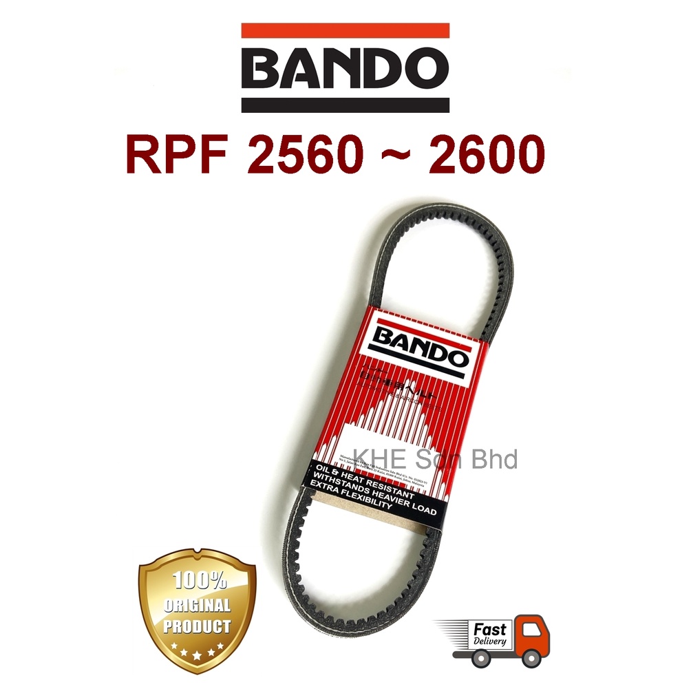 Bando Belt RPF 2560 2570 2580 2590 2600 (9.5 x 1425 1450 1475 1500 1525 ...