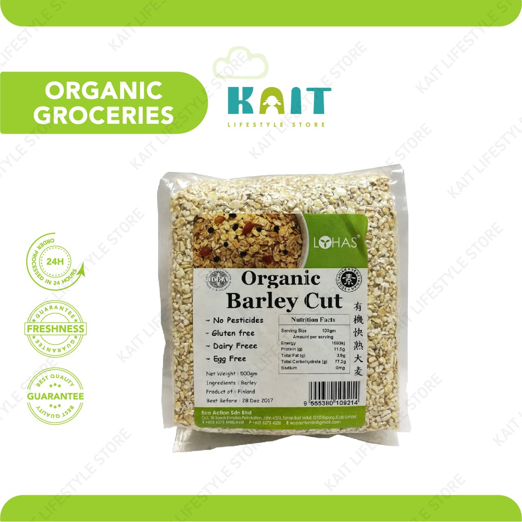 LOHAS Organic Barley Cut (500gm) | Shopee Malaysia