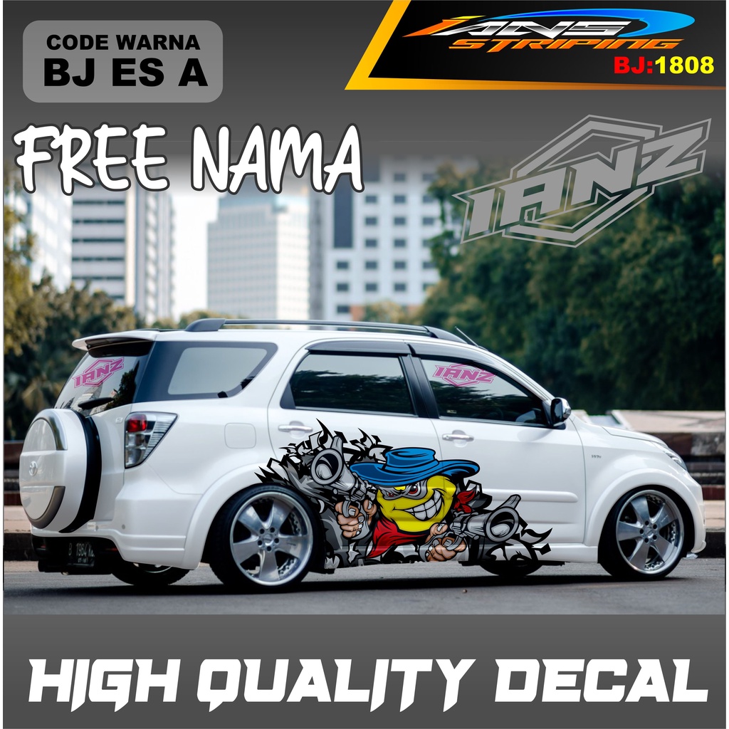 Terios Car Sticker Variations/GRAND LIVINA Car Sticker/AVANZA Car ...